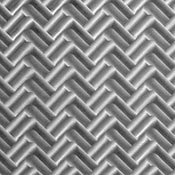 Aluminum with Herringbone engraved pattern. | SpectraMetal