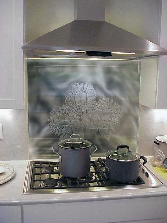 Sun Flower Backsplash. | SpectraMetal